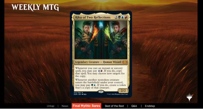 Weekly MTG Previews Imperial Recruiter and Riku Of Two Reflections ...