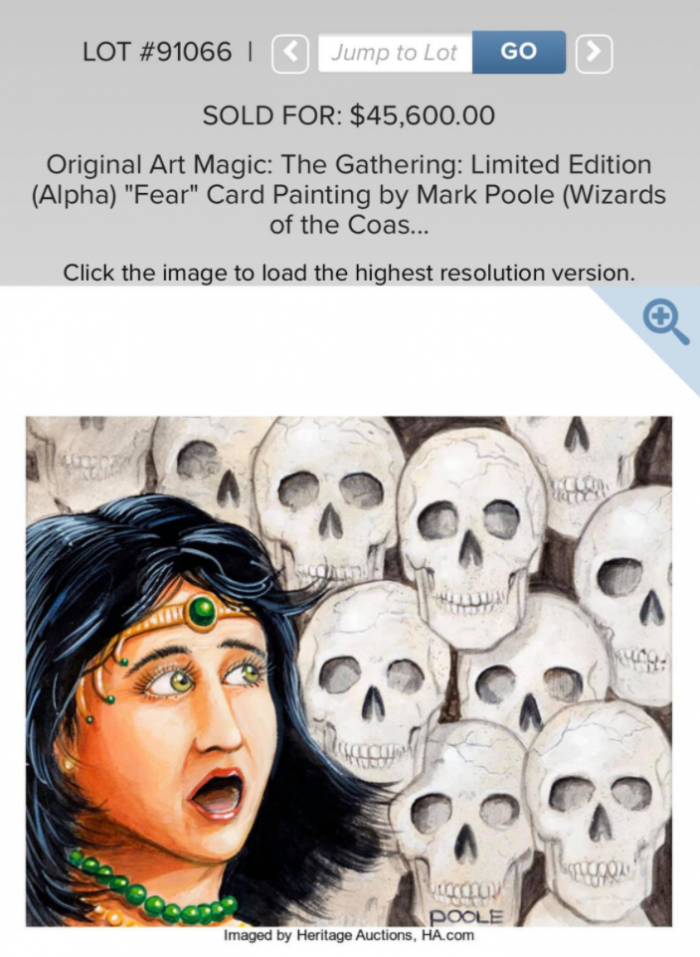 Original Demonic Tutor Art Sells for $168,000 - Star City Games