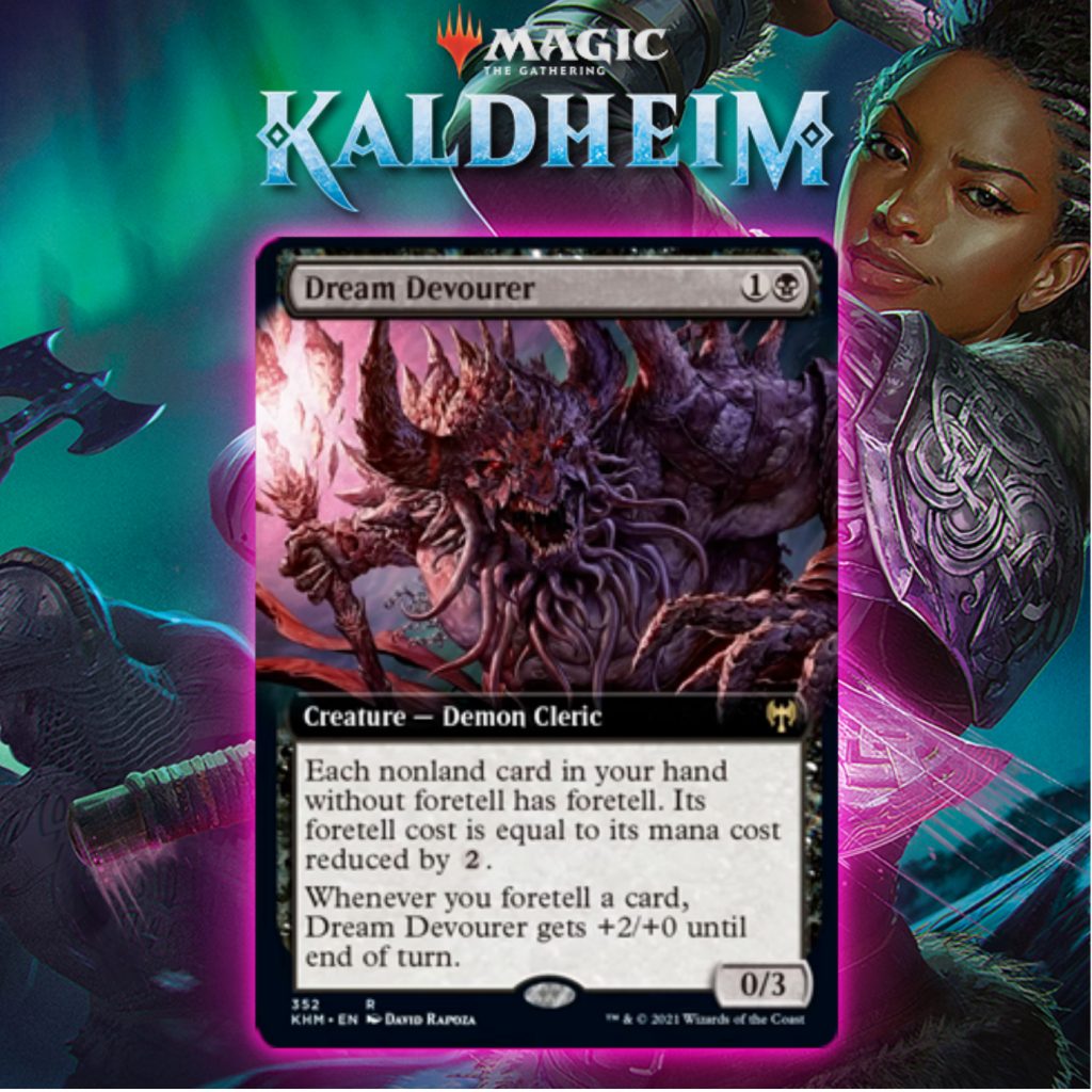 Black Gets Foretell Engine Creature In Dream Devourer In Kaldheim ...