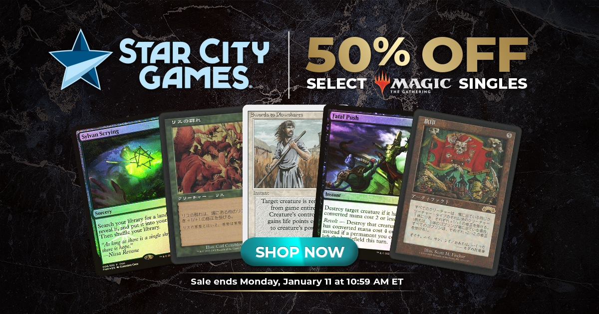 Save 50% On Select Magic: The Gathering Singles! - Star City Games