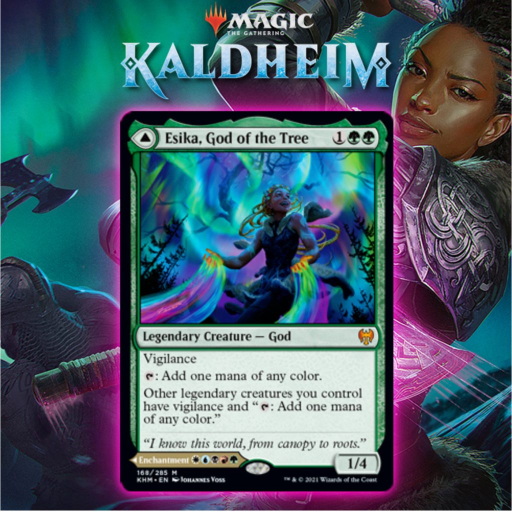Green Gets Modal DFC God In Esika, God of the Tree In Kaldheim - Star ...