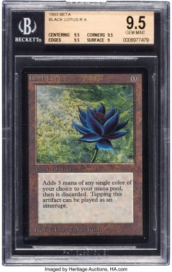 Heritage To Auction Off High-Grade Beta Black Lotus - Star City Games