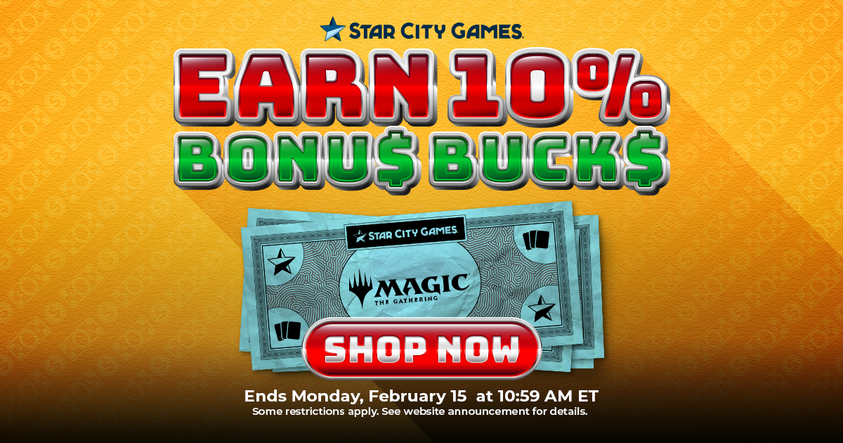 Earn 10% Bonus Bucks (Store Credit) Back Sitewide! - Star City Games