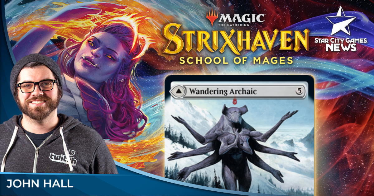 Colorless Modal DFC Avatar Arrives In Strixhaven In Wandering Archaic ...