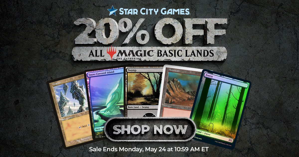 Save 20% On All MTG Basic Lands Through Monday! - Star City Games