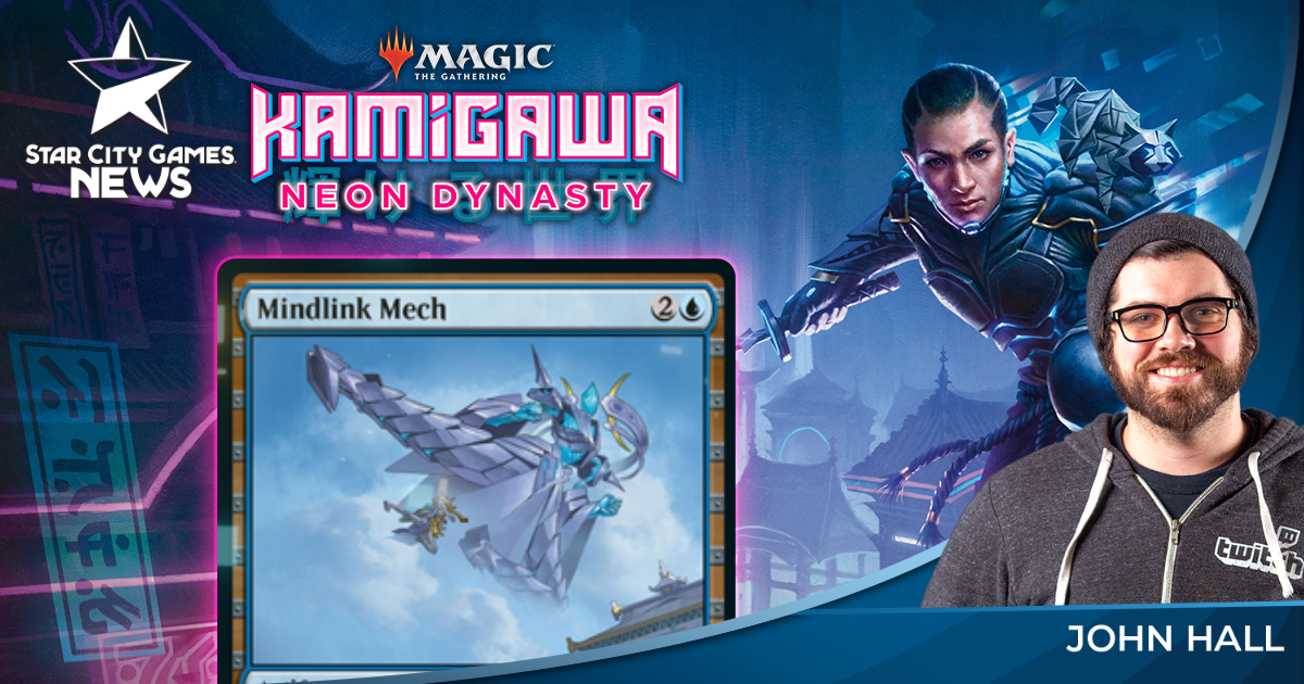 Blue Gets Copying Vehicle in Mindlink Mech in Kamigawa: Neon Dynasty ...