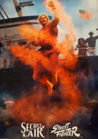 Artwork For Ken In Upcoming MTG x Street Fighter Secret Lair Revealed ...