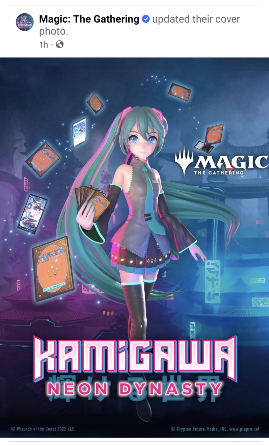Magic: The Gathering Teases Potential Crossover With Hatsune Miku ...