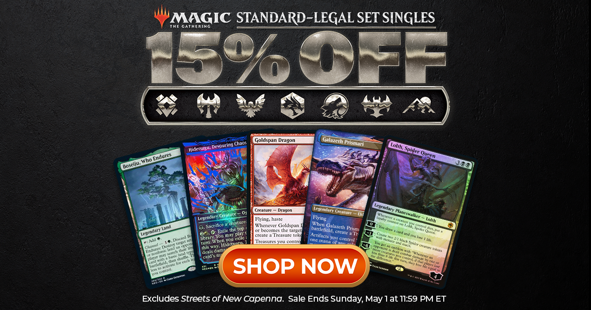 Save 15% On All Standard-Legal MTG Set Singles Through Sunday! - Star ...