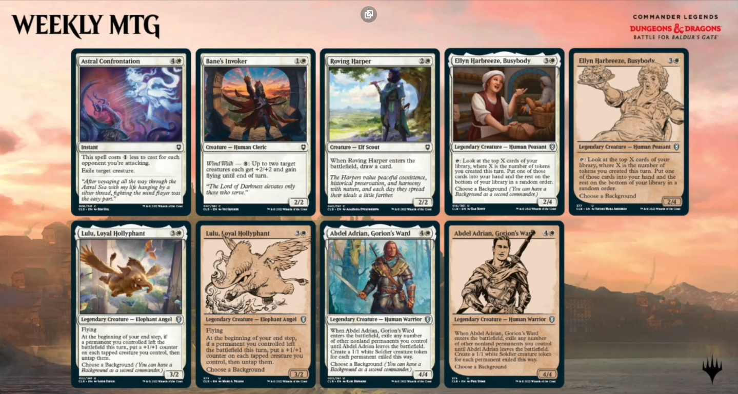 Legendary Creatures, Iconic Characters Revealed On Day 1 Of Commander ...