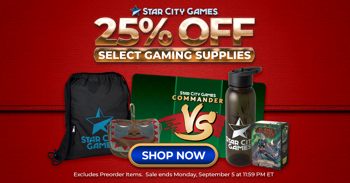 Save 25% On Select Gaming Supplies Through Monday! - Star City Games