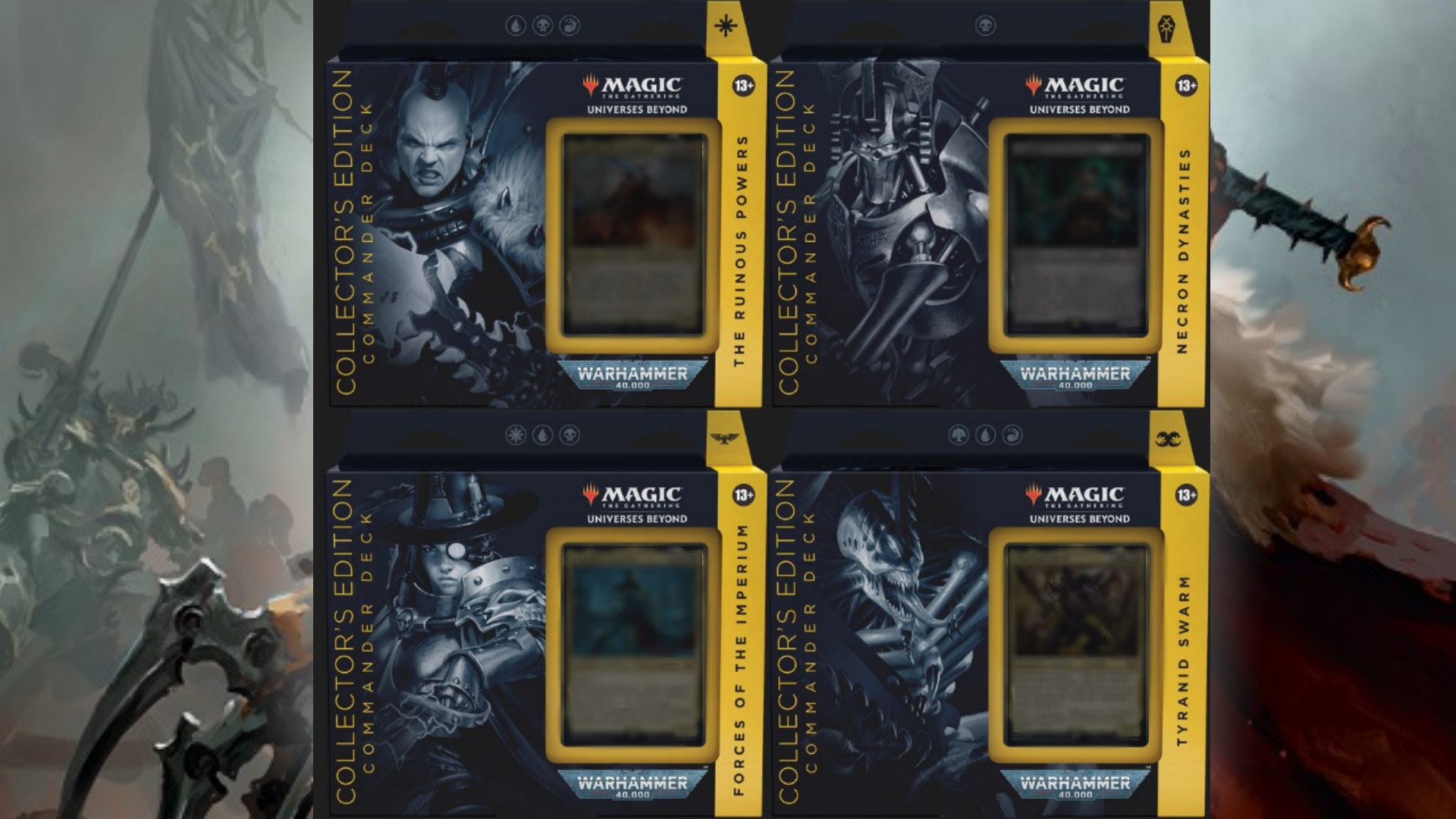 All Warhammer 40,000 Commander Deck Face Cards Potentially Leaked ...