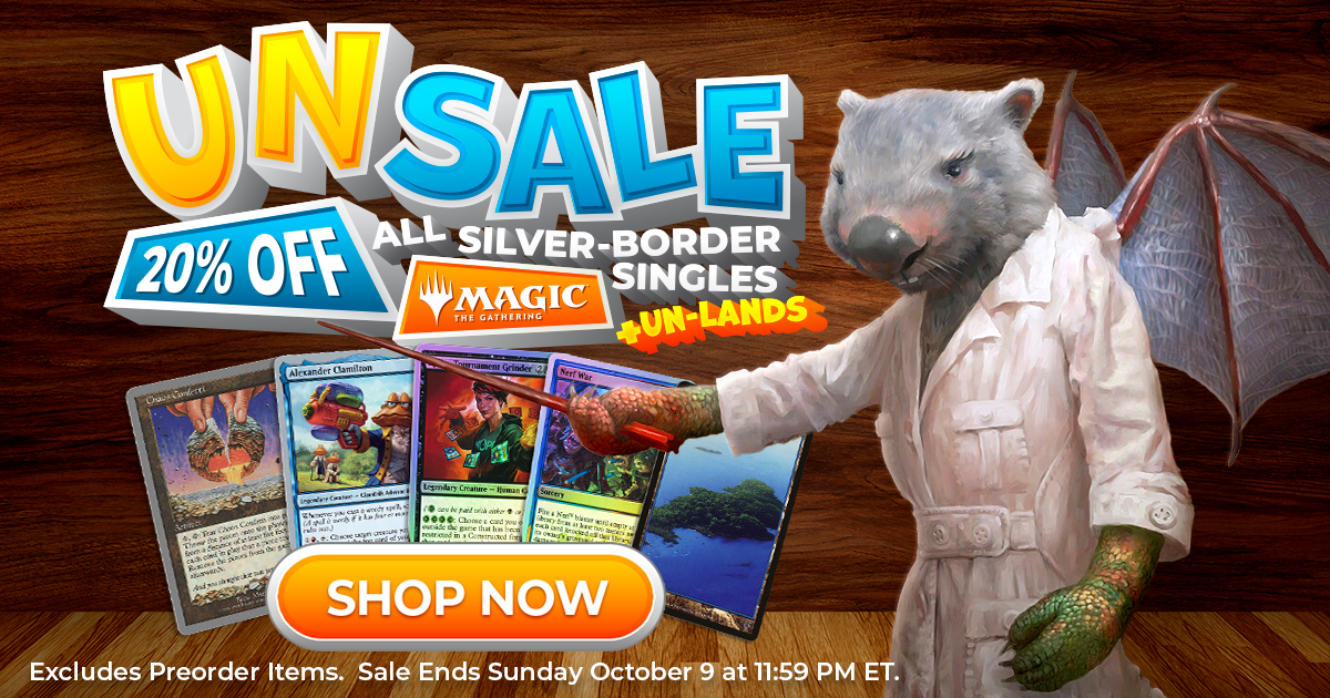 Save 20% Off All MTG Silver-Bordered Singles And Un-Lands - Star City Games