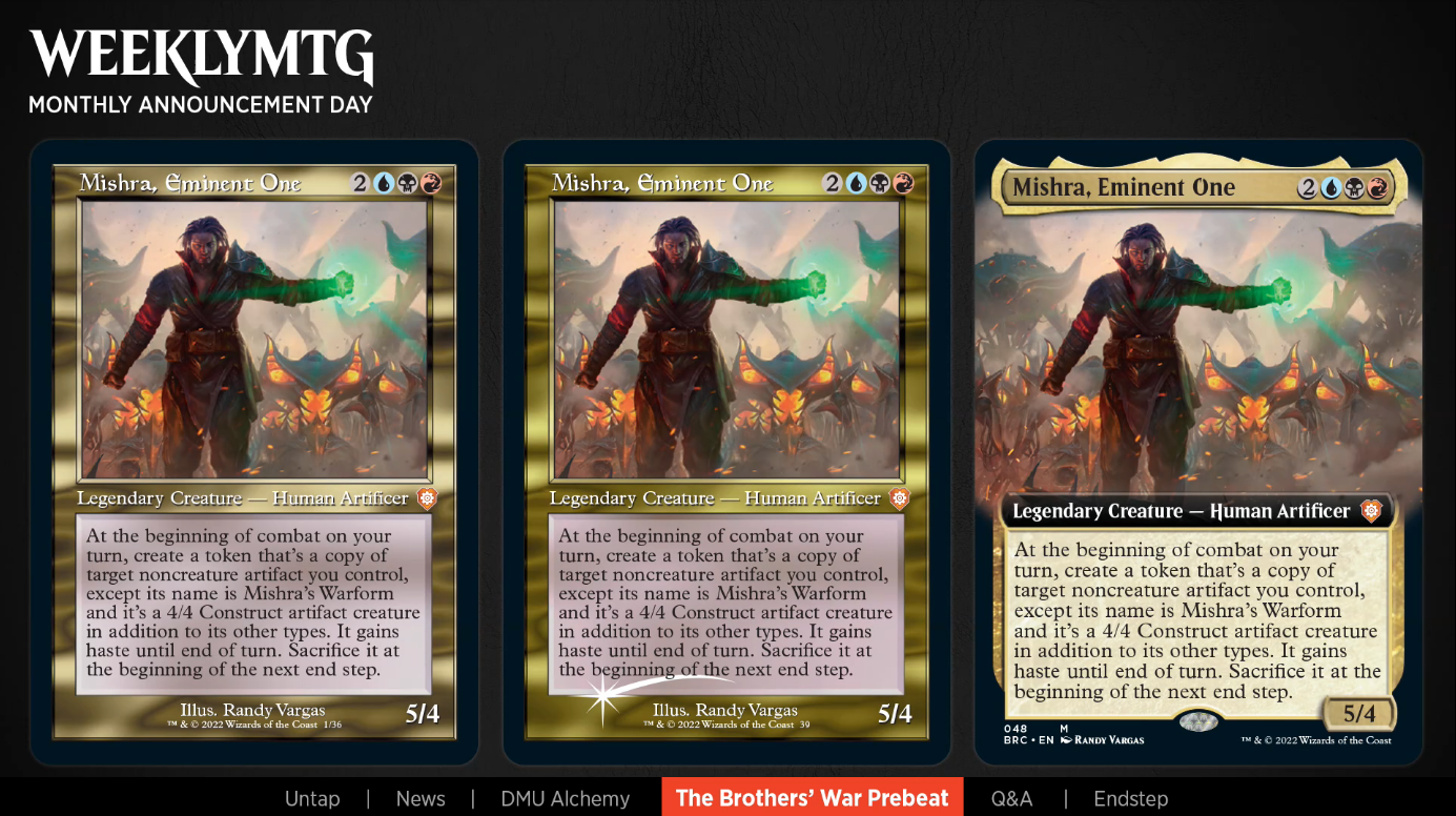 Weekly MTG Gives First Look At The Brothers' War - Star City Games