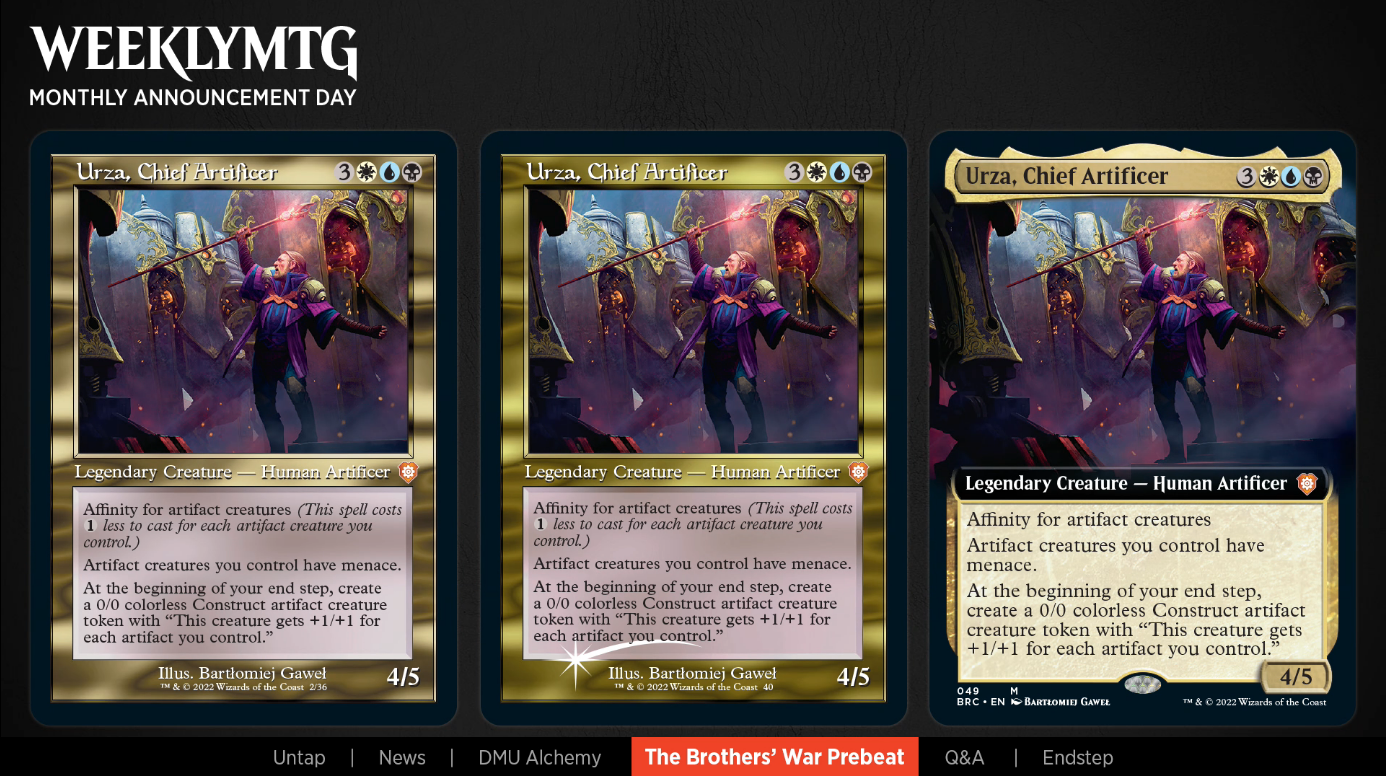 Weekly MTG Gives First Look At The Brothers' War - Star City Games