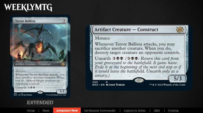 The Brothers' War Jumpstart And Set Booster Commander Cards Previewed ...