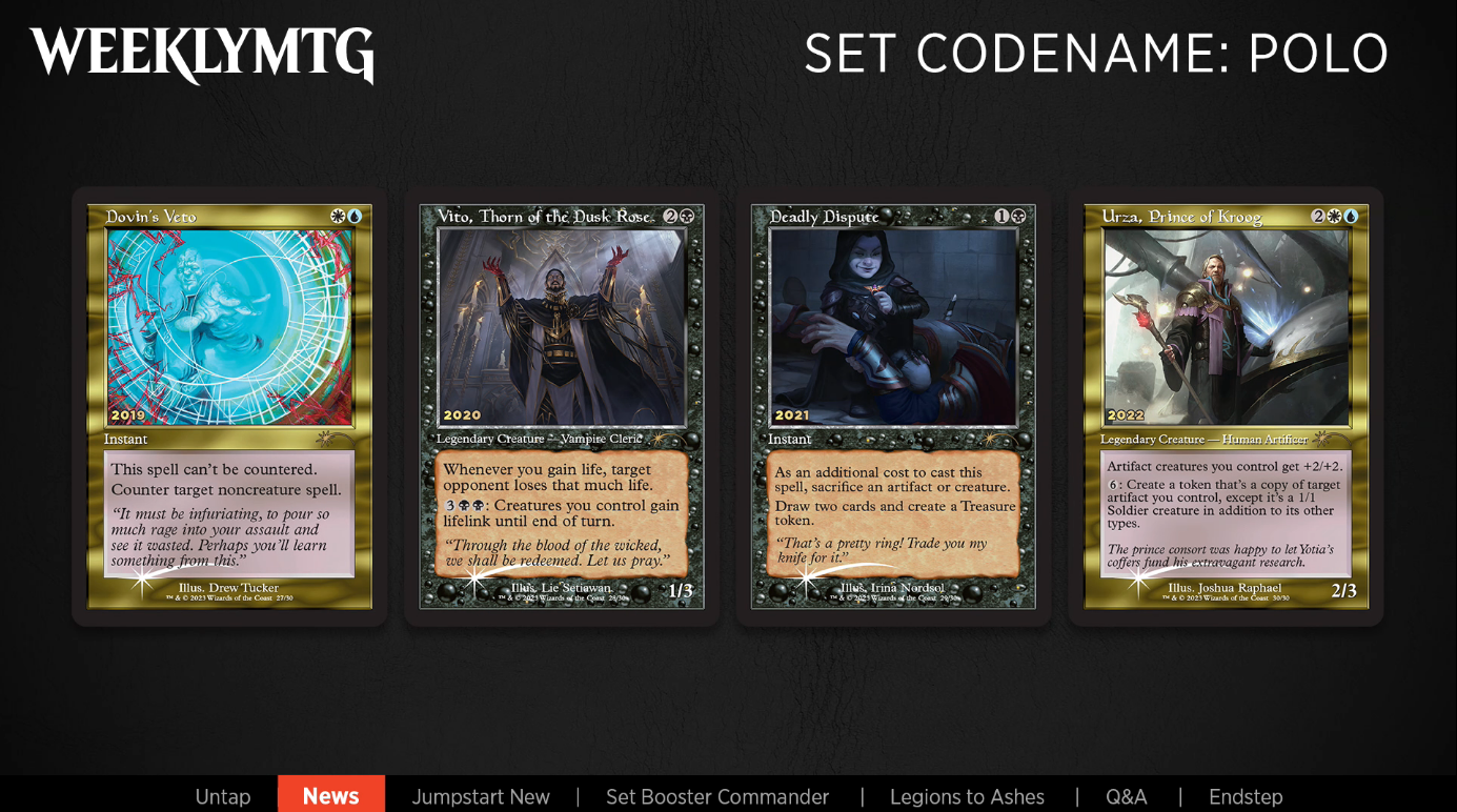 The Brothers' War Jumpstart And Set Booster Commander Cards Previewed ...