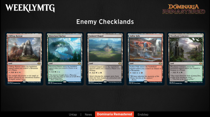 Weekly MTG Previews All Mythic Rares From Dominaria Remastered - Star ...