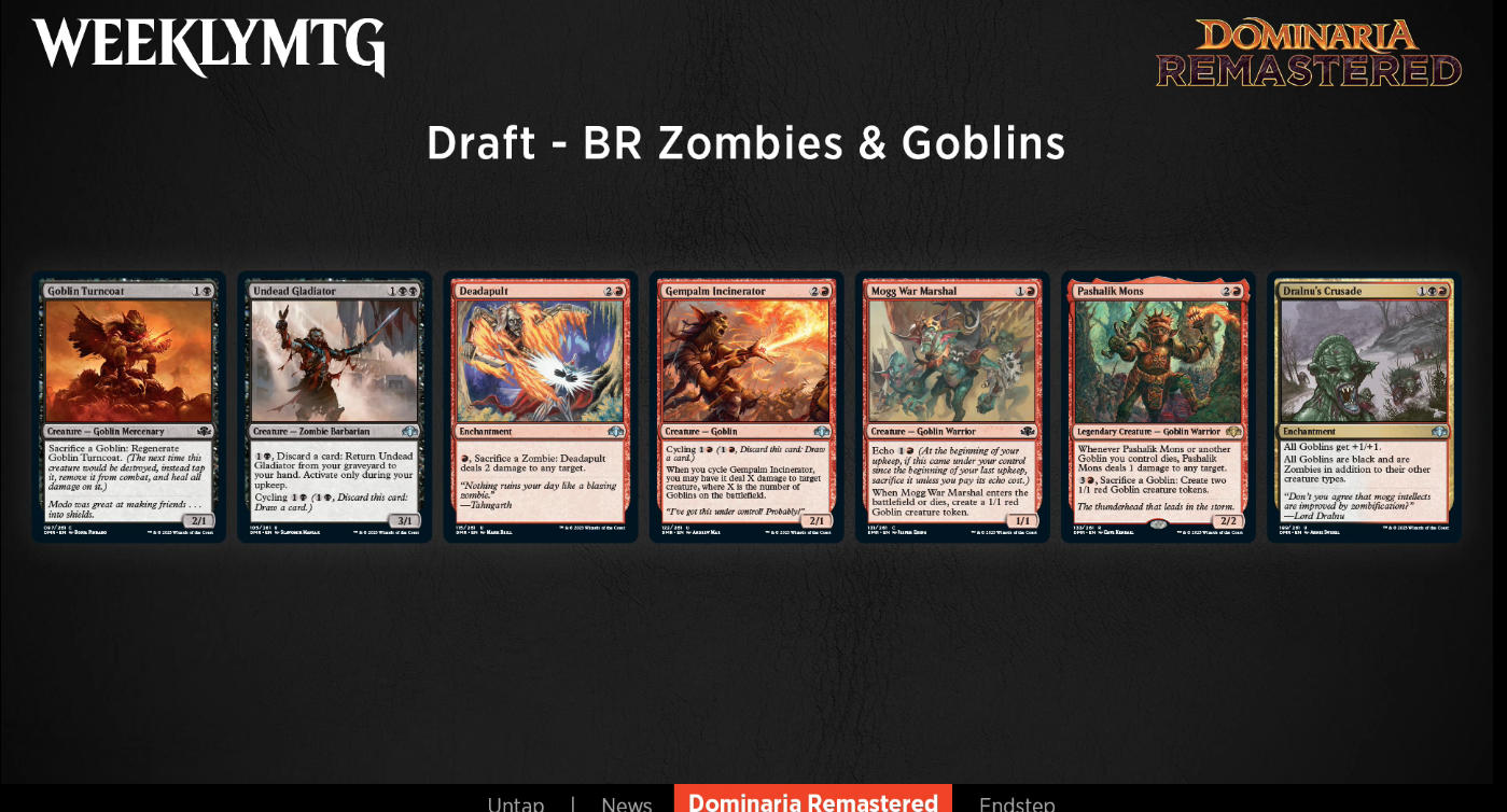 Weekly MTG Previews All Mythic Rares From Dominaria Remastered - Star ...