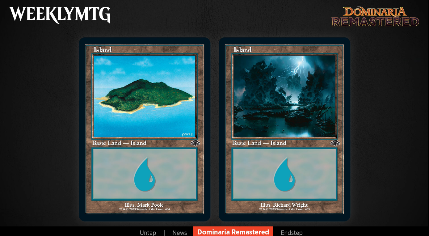 Weekly MTG Previews All Mythic Rares From Dominaria Remastered - Star City Games