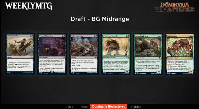Weekly MTG Previews All Mythic Rares From Dominaria Remastered - Star ...