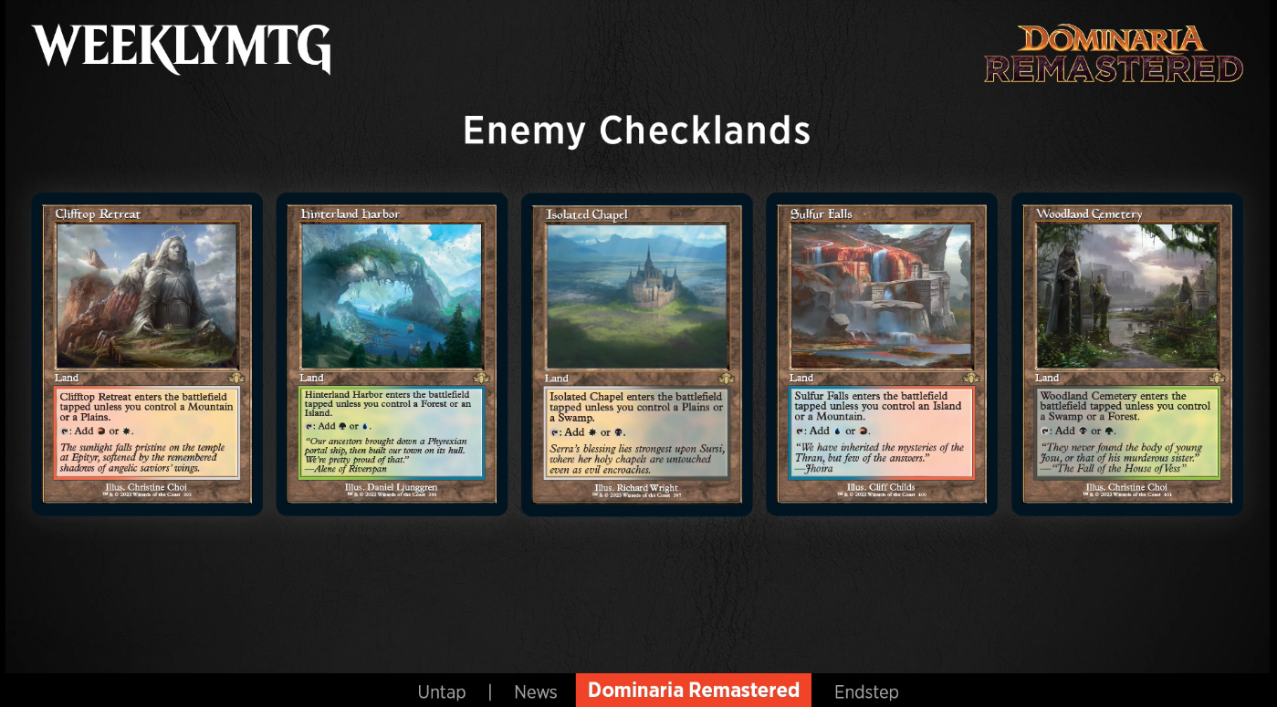 Weekly MTG Previews All Mythic Rares From Dominaria Remastered - Star City Games