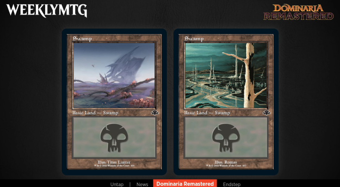 Weekly MTG Previews All Mythic Rares From Dominaria Remastered - Star City Games