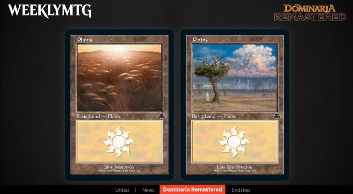 Weekly MTG Previews All Mythic Rares From Dominaria Remastered - Star City Games