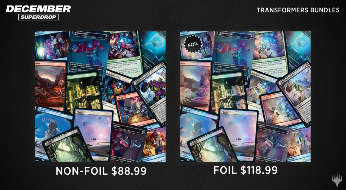MTG's December Secret Lair Superdrop Features Transformers, Frank ...