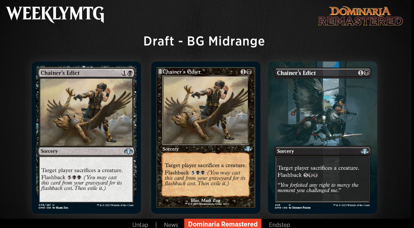 Weekly MTG Previews All Mythic Rares From Dominaria Remastered - Star ...