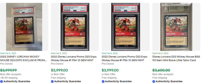Disney's Lorcana D23 Promotional Sets Fetch Over $10,000 As Collector ...
