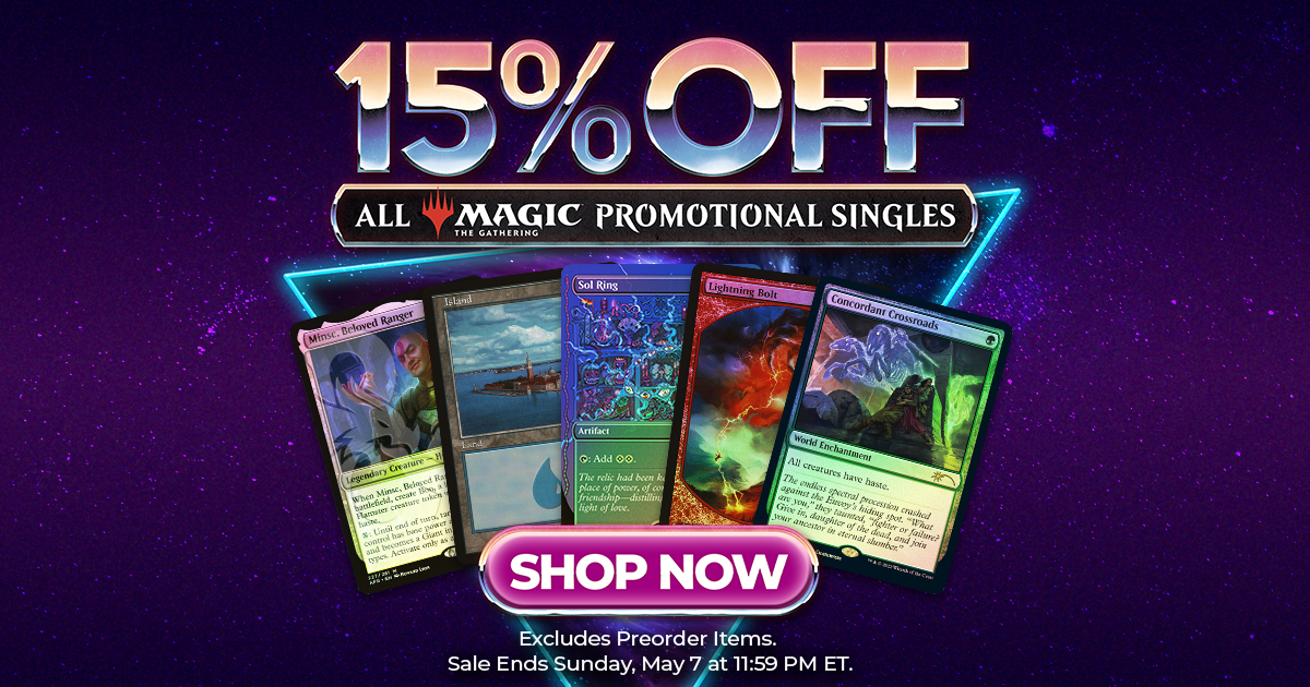 Save 15% On All Magic: The Gathering Promotional Cards Through Sunday ...