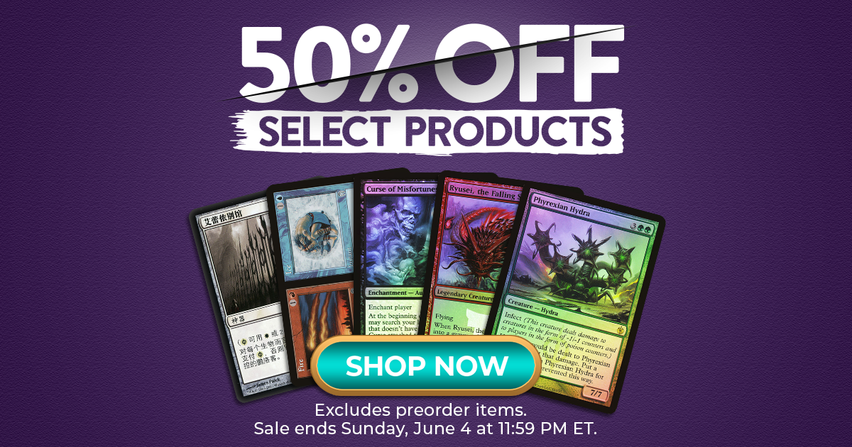 Save Up To 50% On Select MTG Products Through Sunday! - Star City Games