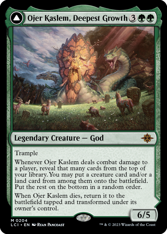 Meet Green Mythic Rare God From MTG's The Lost Caverns Of Ixalan - Star ...