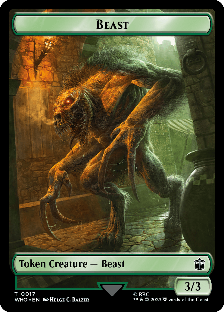 All Tokens From Magic: The Gathering - Doctor Who Revealed - Star City ...