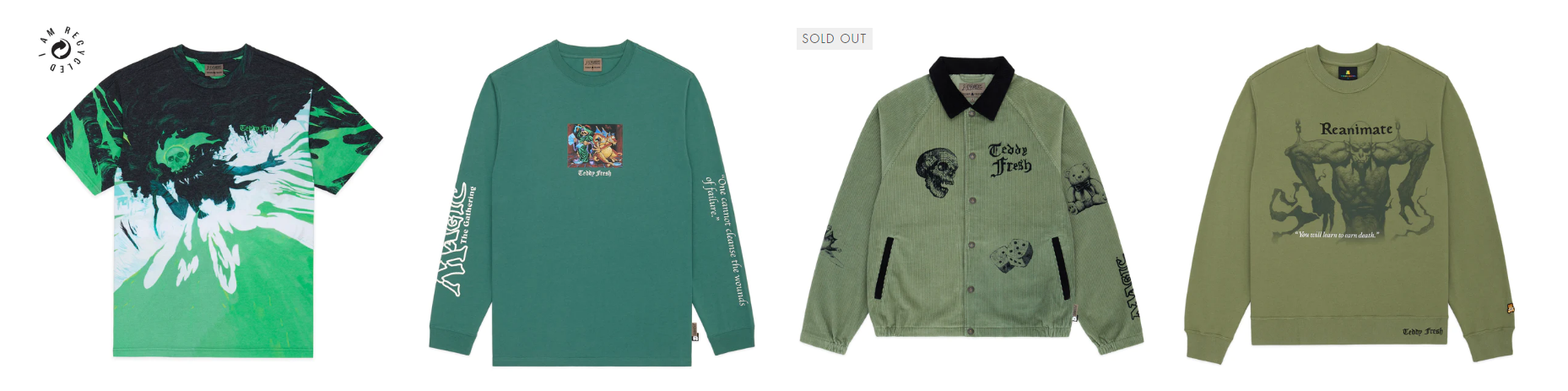 Full Lineup Of Magic: The Gathering x Teddy Fresh Apparel Revealed ...