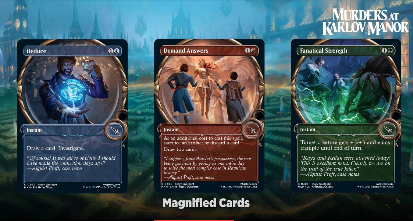 Weekly MTG Gives First Look Murders At Karlov Manor - Star City Games