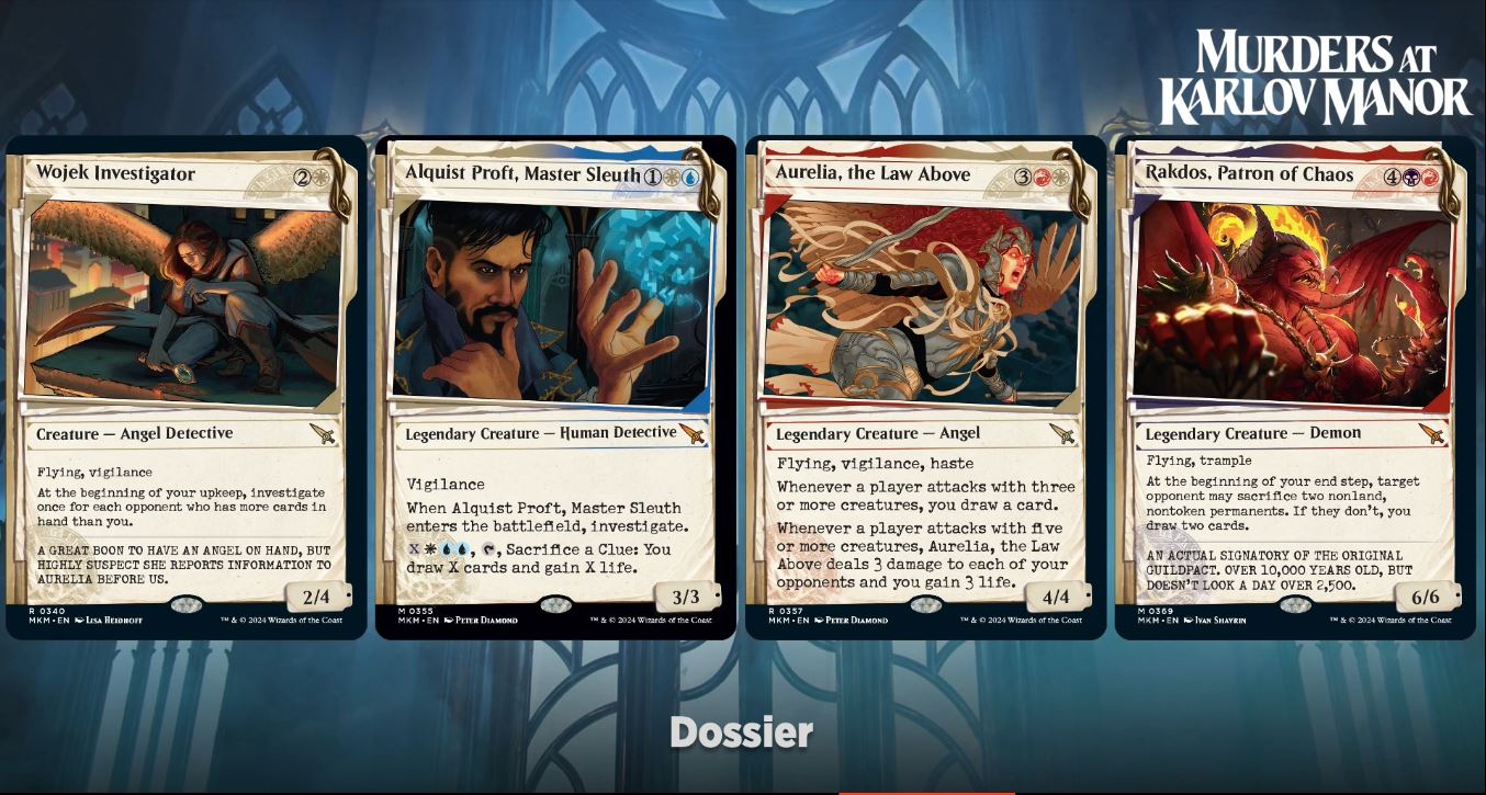 Weekly MTG Gives First Look Murders At Karlov Manor - Star City Games
