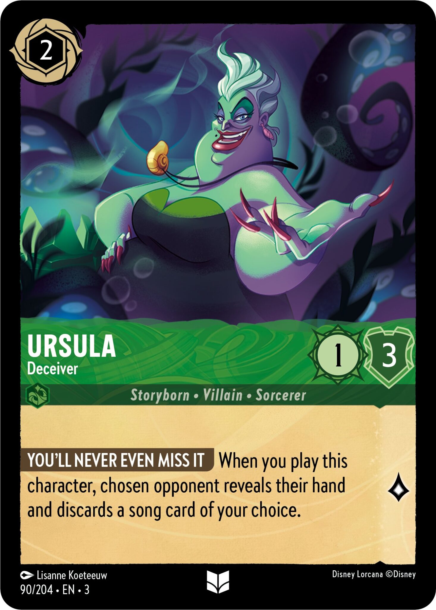 Every Card From Disney Lorcana Into The Inklands Revealed - Star City Games