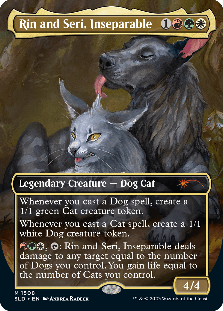 Full MTG Secret Lair Raining Cats And Dogs Commander Deck Revealed ...