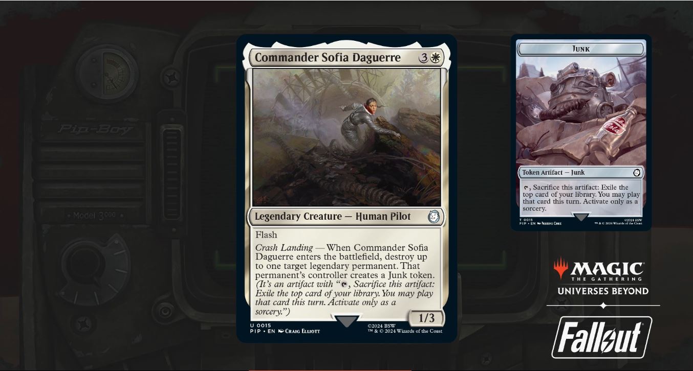 Weekly MTG Previews Legate Lanius, Three Dog, Nick Valentine, And More ...