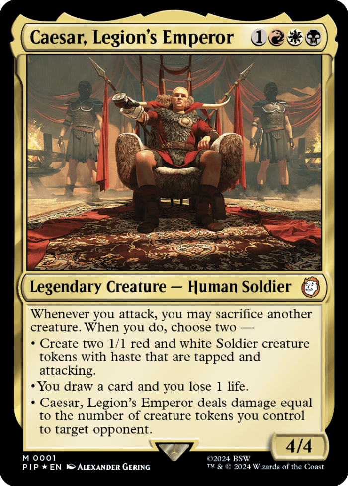 Full MTG Fallout Hail, Caesar Commander Deck Revealed - Star City Games