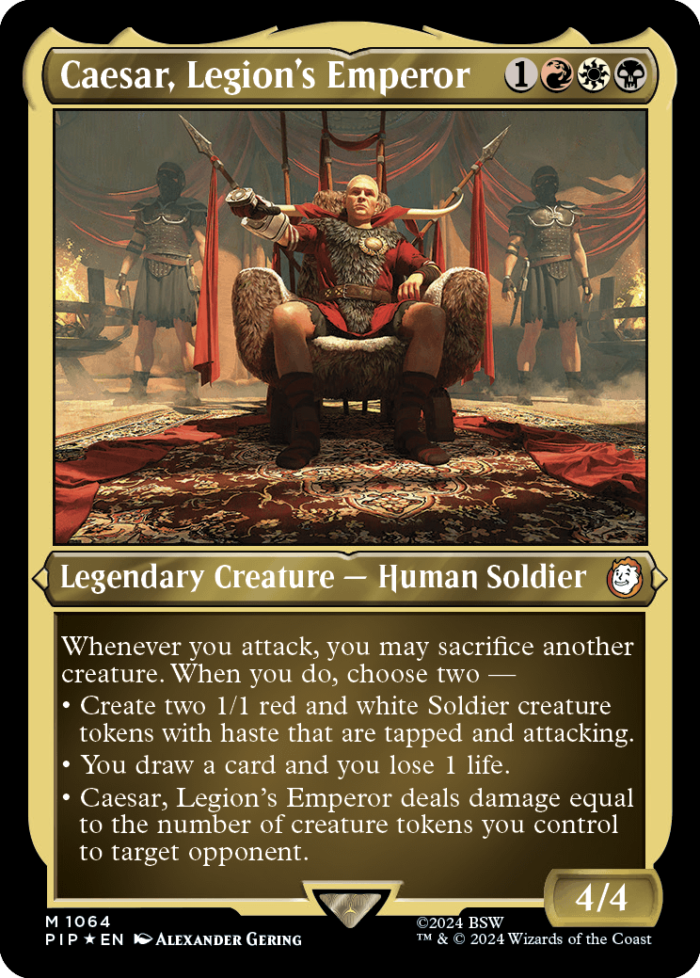Weekly MTG Previews Legate Lanius, Three Dog, Nick Valentine, And More ...