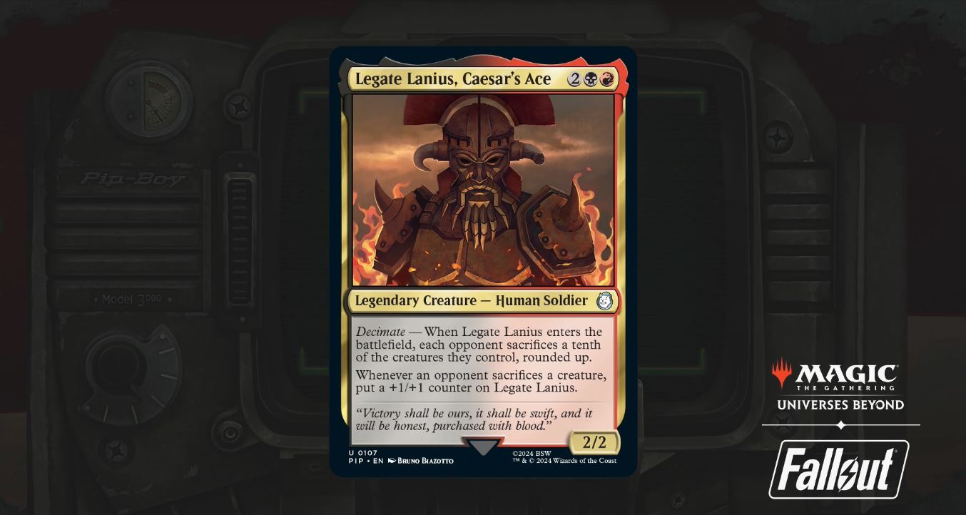 Weekly MTG Previews Legate Lanius, Three Dog, Nick Valentine, And More ...