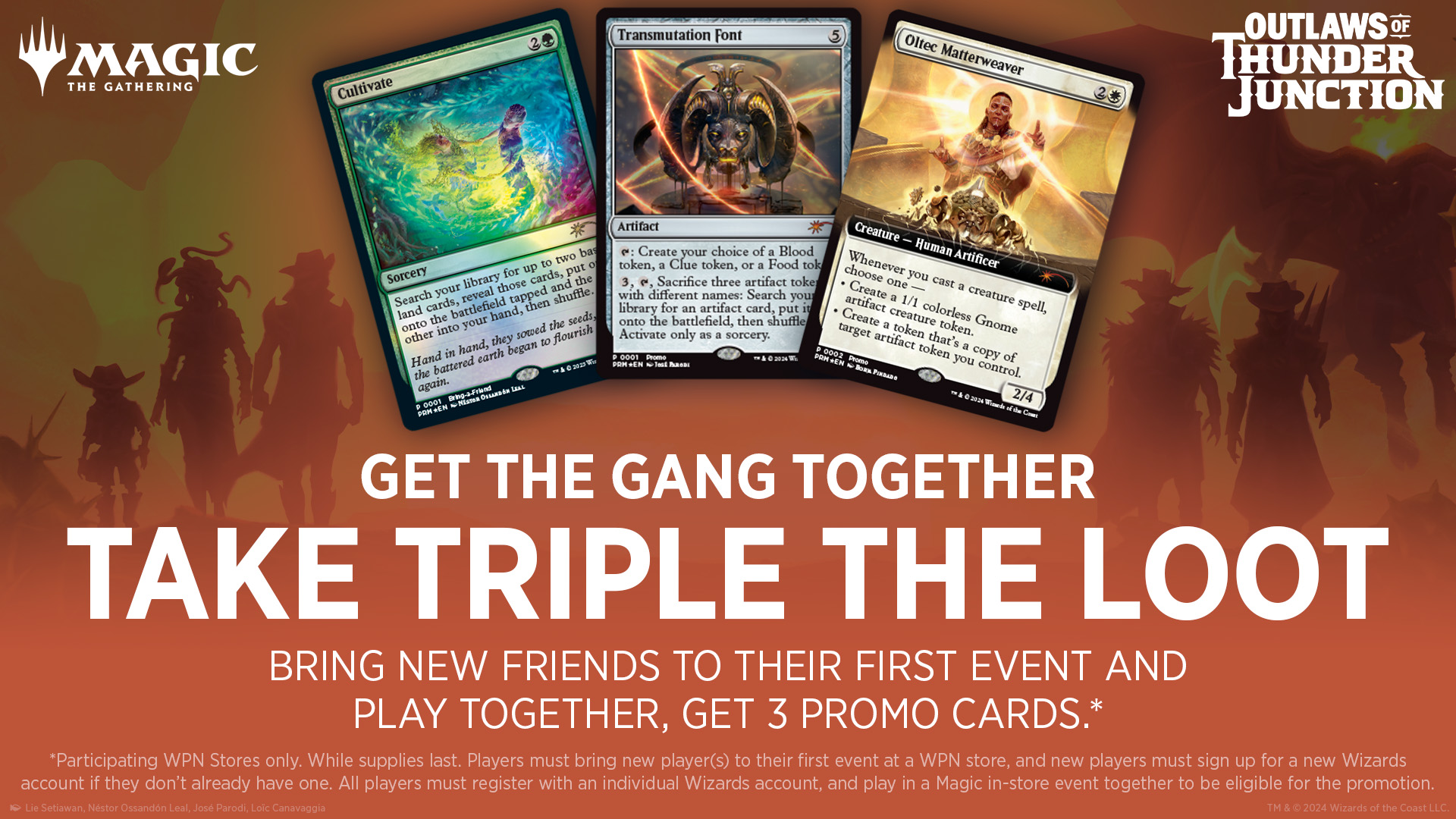 New WPN Promos For MTG Outlaws Of Thunder Junction Events Unveiled ...