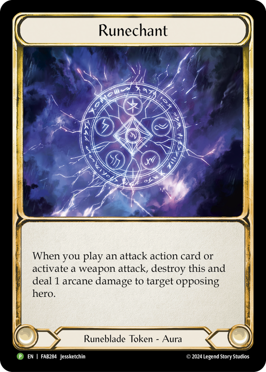 Exclusive Cold Foil Runechant (Lightning) Only Available Through ...