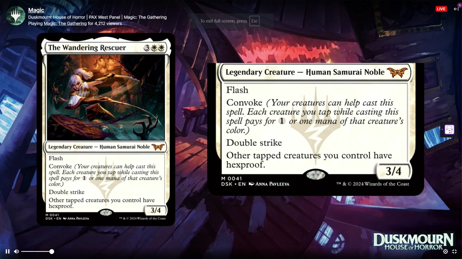 MTG's Duskmourn: House Of Horror Debuts At PAX West - Star City Games