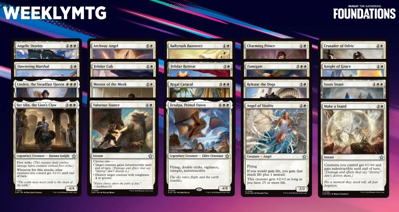 Foundations Special Guests, Starter Collection Previewed On Weekly MTG ...