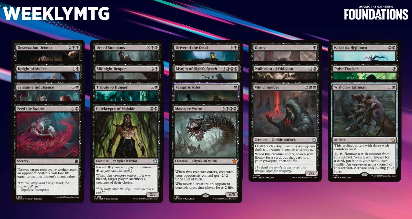 Foundations Special Guests, Starter Collection Previewed On Weekly MTG - Star City Games