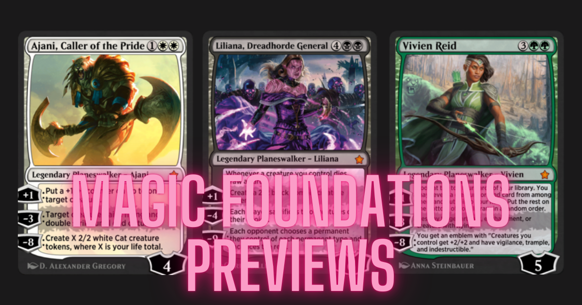 Three Iconic Planeswalkers Return To Standard In Magic Foundations ...